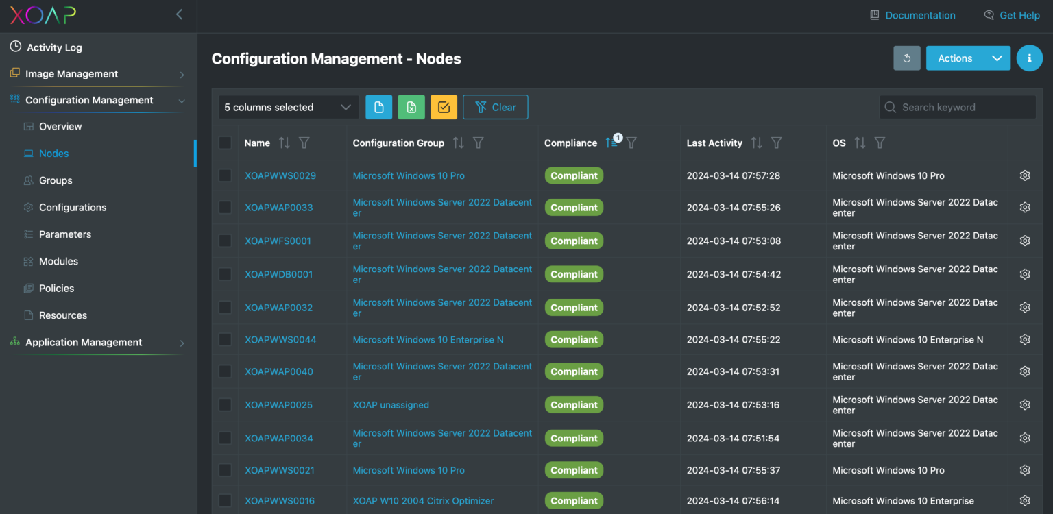 CIS compliance automation | XOAP