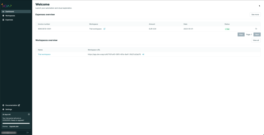 Subscription | XOAP Docs