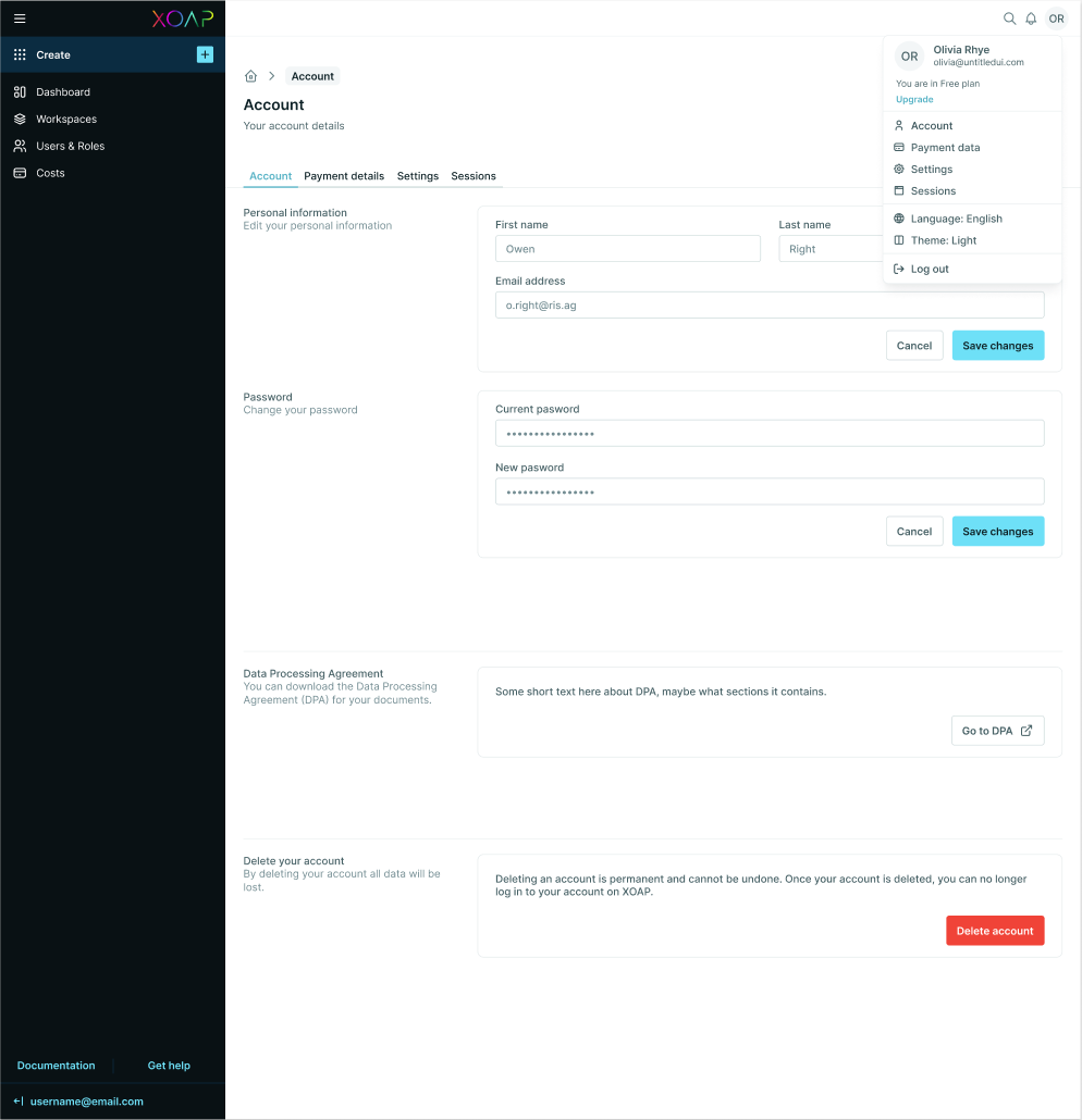 my.xoap.io Roadmap | XOAP Docs