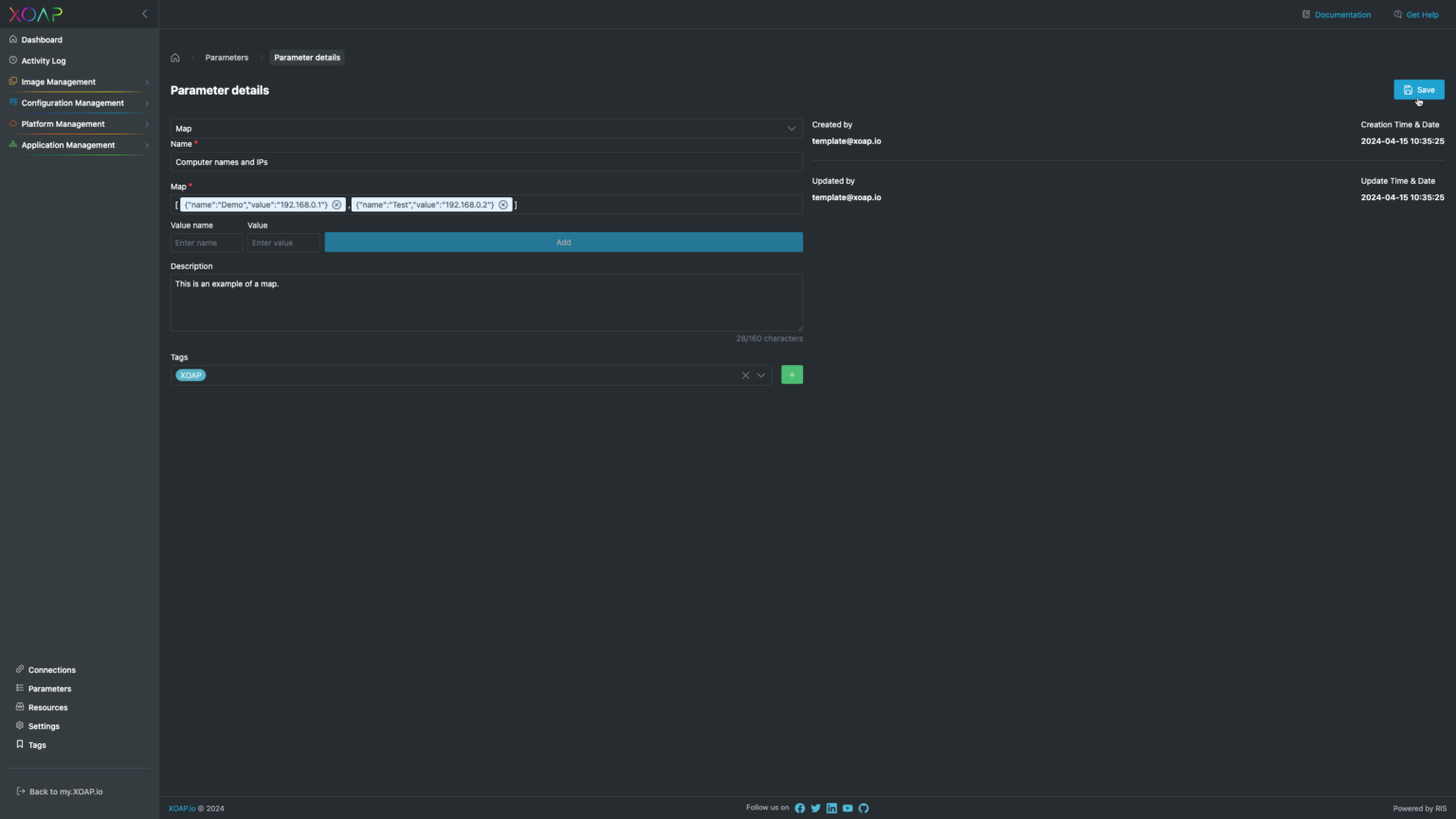 Parameters | XOAP Docs