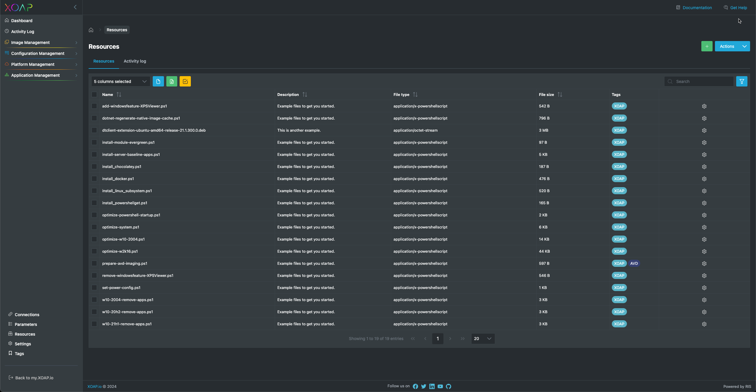 Resources | XOAP Docs