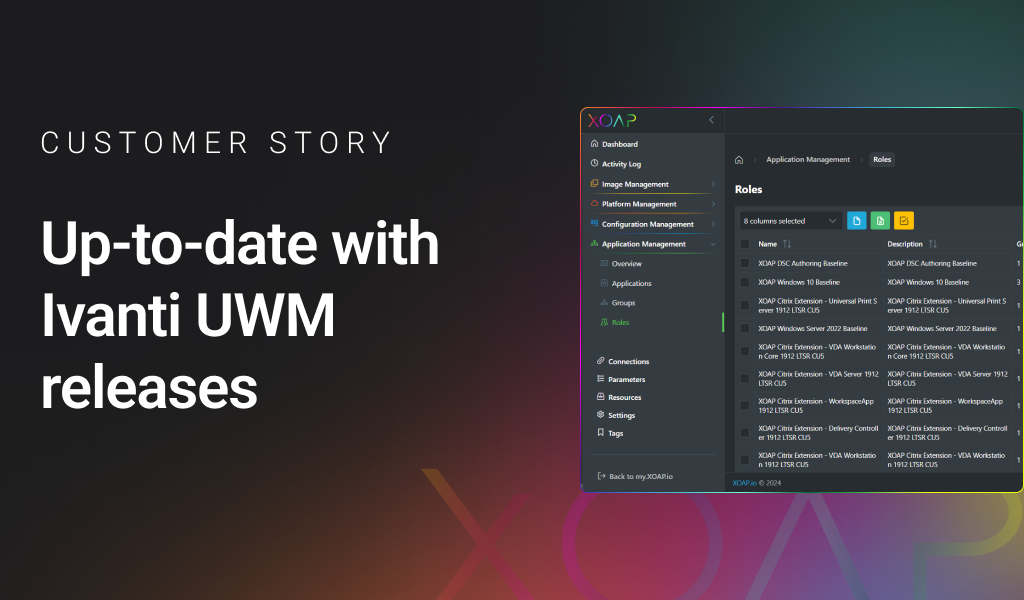 Server systems updated with every Ivanti UWM release | XOAP
