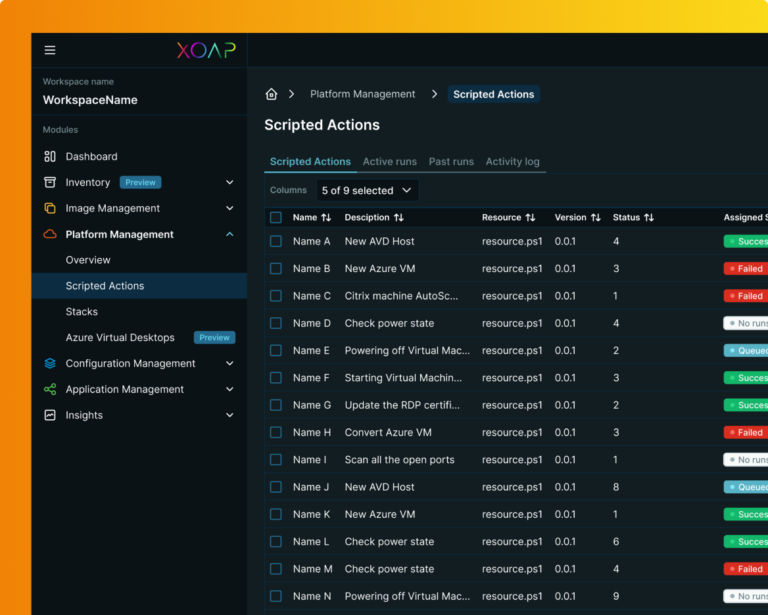 Manage all modern workplaces from one interface | XOAP