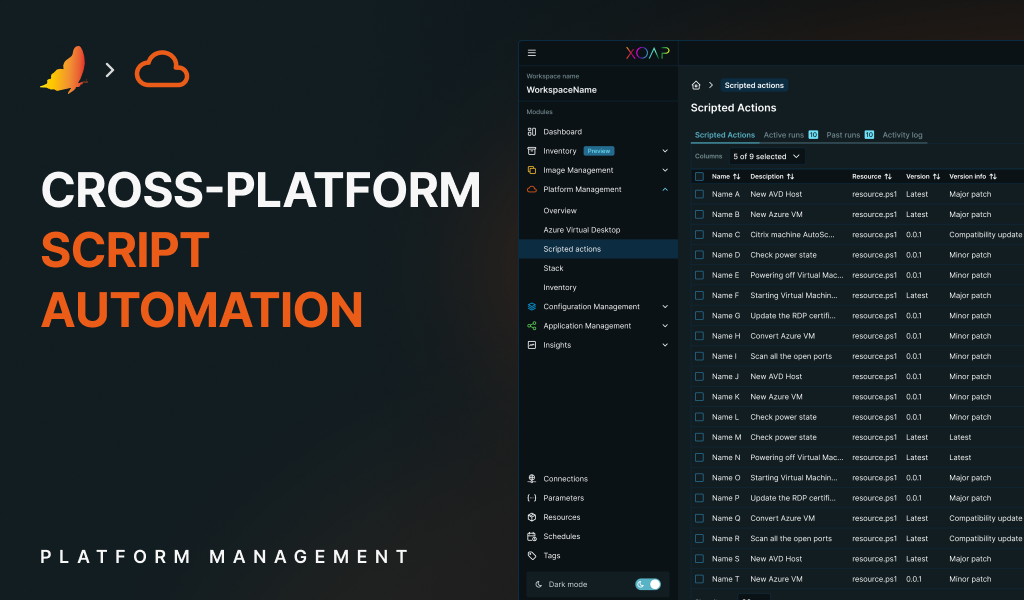Centralized script automation | XOAP