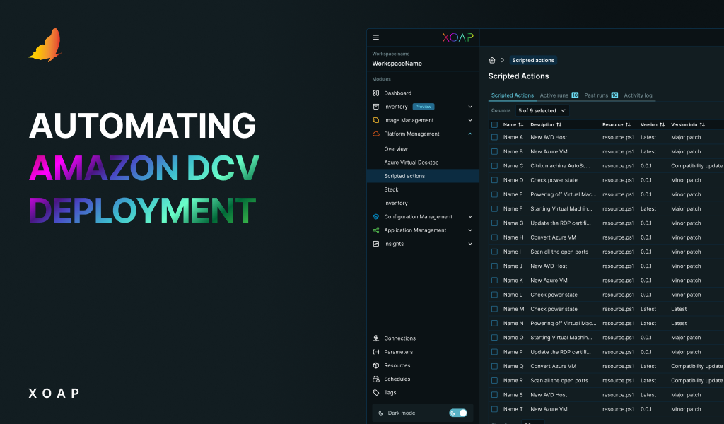 How to automate Amazon DCV deployment | XOAP